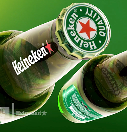 Heineken Beer - Video Billboard Animation & Mockup - FUTURE